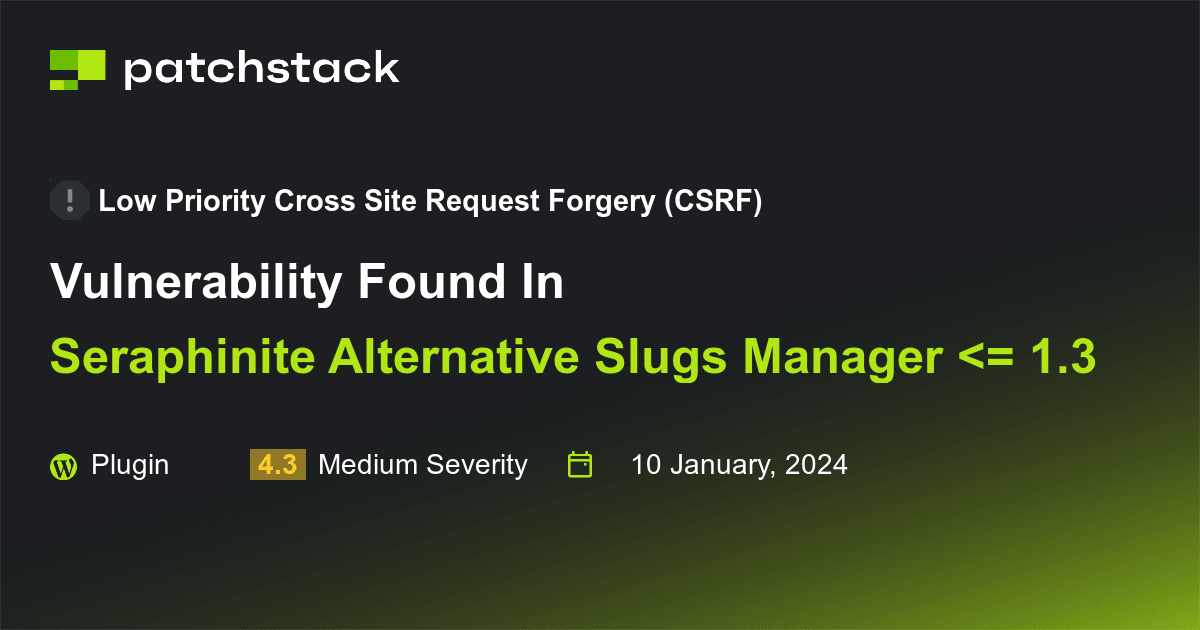 WordPress Seraphinite Alternative Slugs Manager plugin